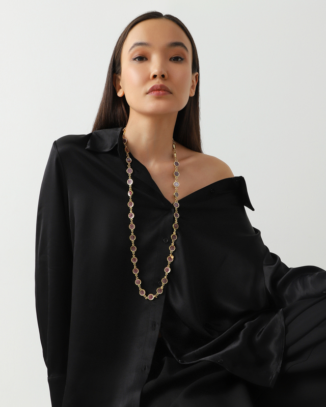 Длинное ожерелье со вставками из эмали Niiki Paris 181418 купить за ...