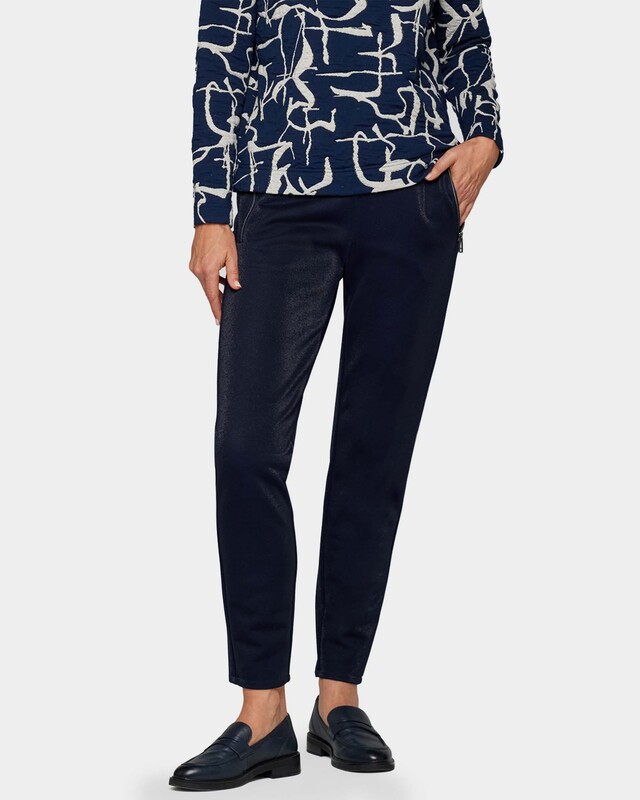 Элегантные зауженные брюки с боковыми карманами на молниях Rabe 189354 ...