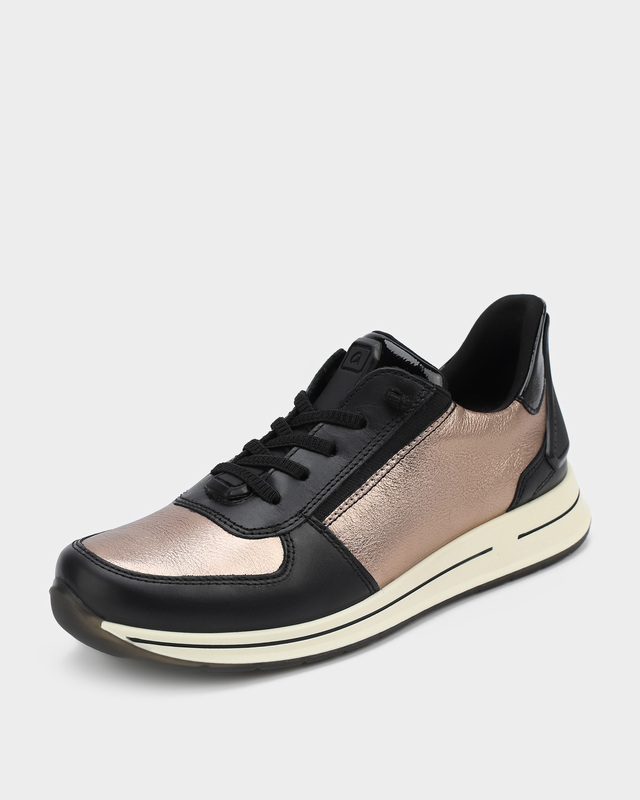 Кроссовки из натуральной кожи и замши со съемной стелькой High Soft Ara ...