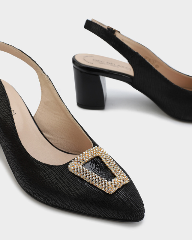 Замшевые туфли-слингбэки с декоративной пряжкой DFC Relax 190754 купить ...