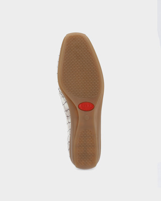 Лоферы из натуральной кожи «под рептилию» увеличенной полноты с ...