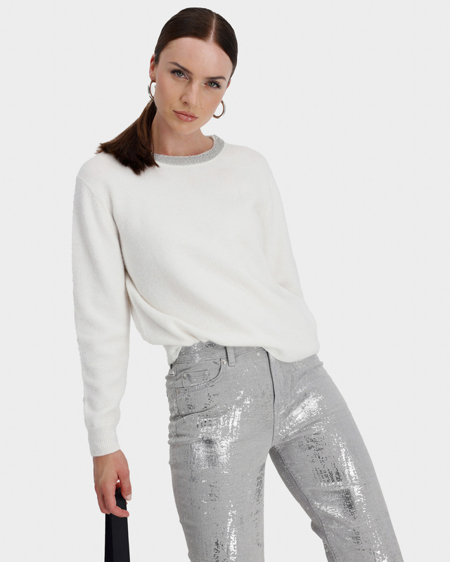 Джемпер с мерцающими стразами по вырезу Monari 190400 купить за 16990.0 ...