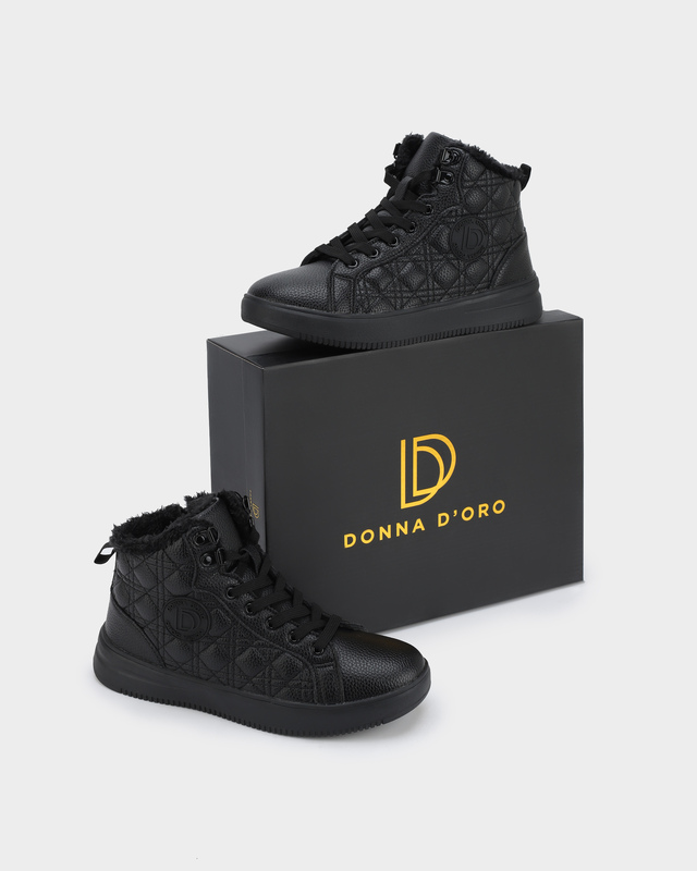 Кеды с ромбовидной стежкой Donna D'Oro 194953 купить за 2990.0 рублей в ...
