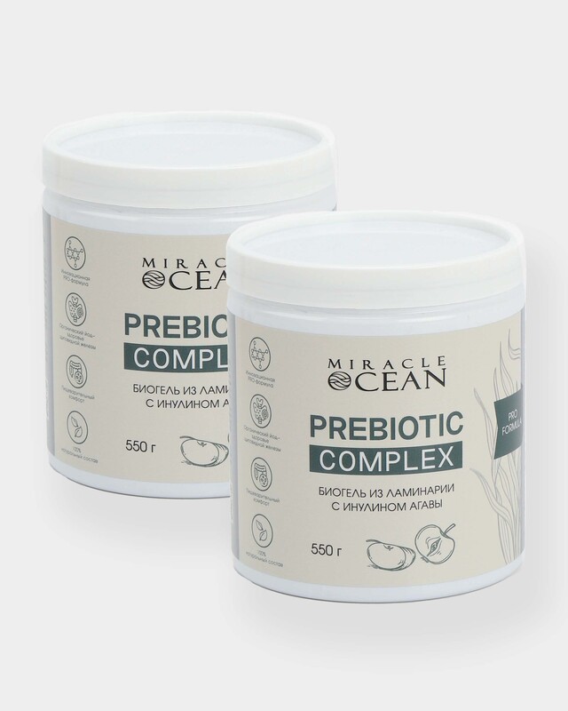 PREBIOTIC биогель из ламинарии с инулином агавы для ЖКТ, 2 шт. Miracle ...