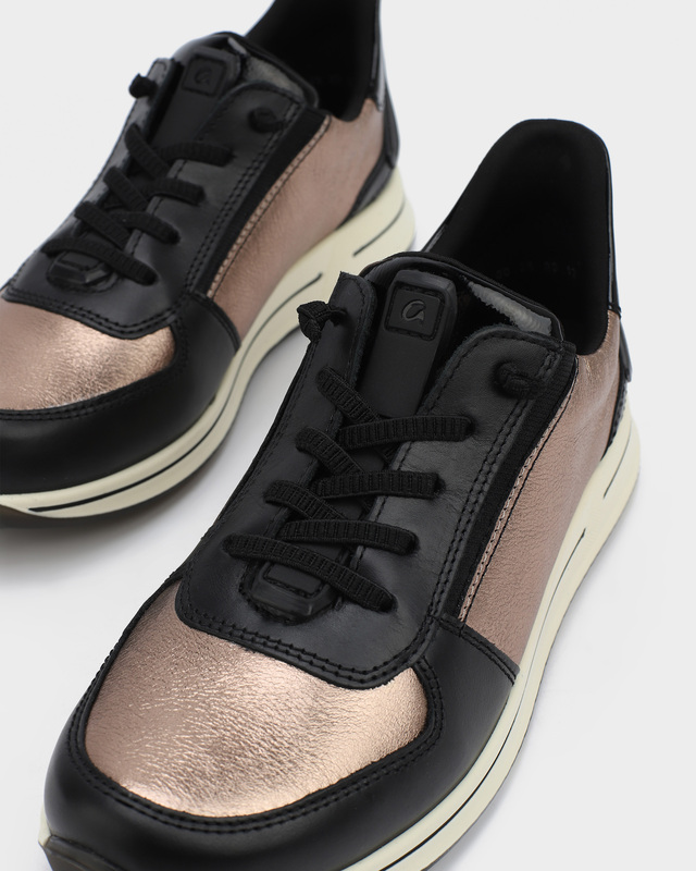 Кроссовки из натуральной кожи и замши со съемной стелькой High Soft Ara ...