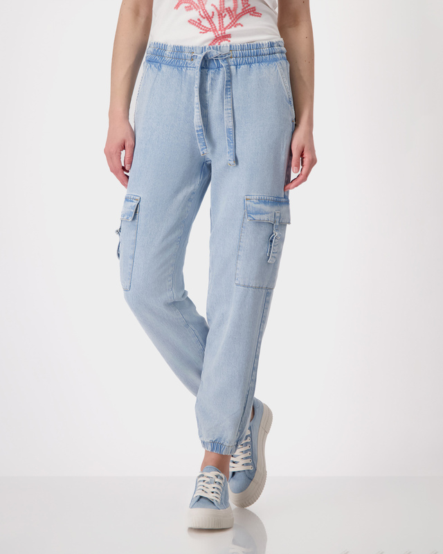 Брюки карго из лиоцелла с эластичным поясом Monari 193387 купить за 22990.0 рублей в интернет ...