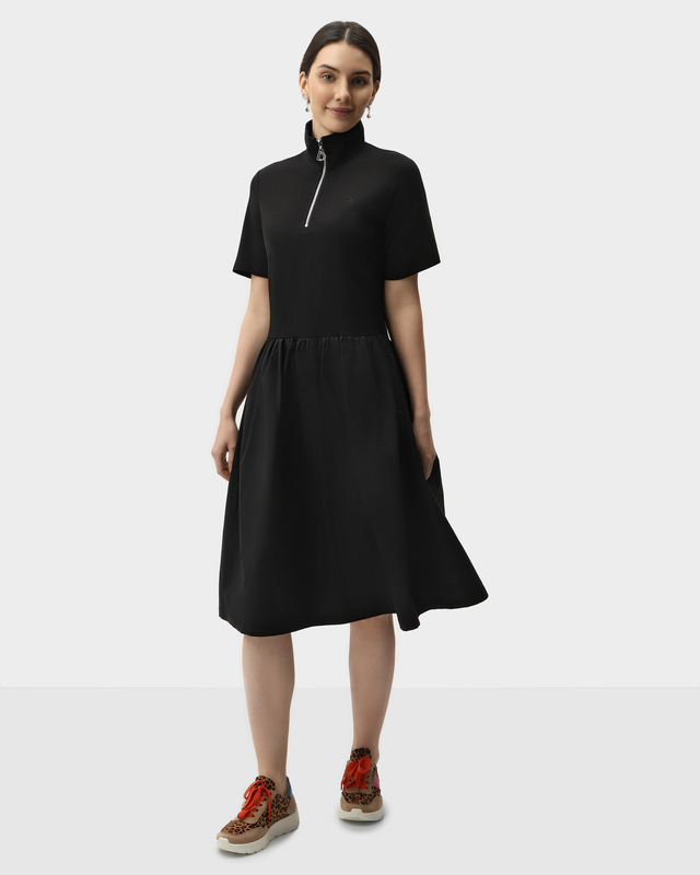 Платье миди отрезное по талии с юбкой клёш Donna D'Oro 193030 купить за ...