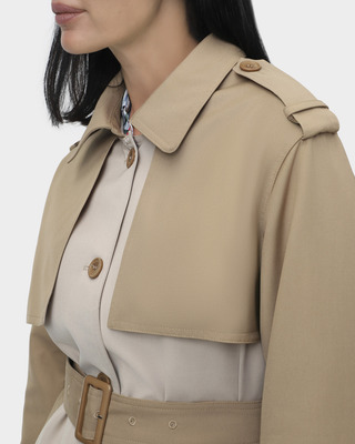 Тренч в стиле колор блок Passegiata 190037 купить за 9990.0 рублей в ...