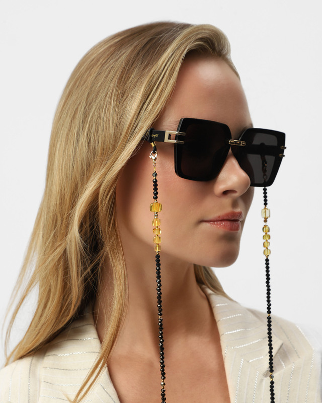 Украшение два в одном: колье и цепочка для очков из янтаря и шпинели Lovelle 197934 купить за ...