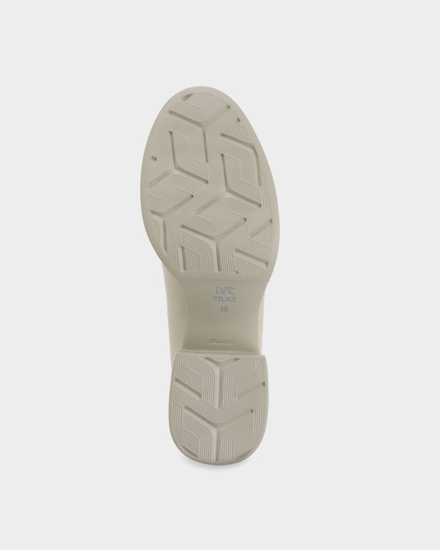 Легкие кожаные лоферы на устойчивом каблуке с декоративной пряжкой DFC ...