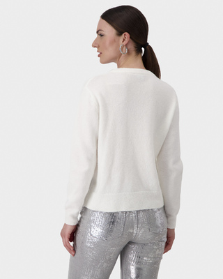 Джемпер с мерцающими стразами по вырезу Monari 190400 купить за 16990.0 ...