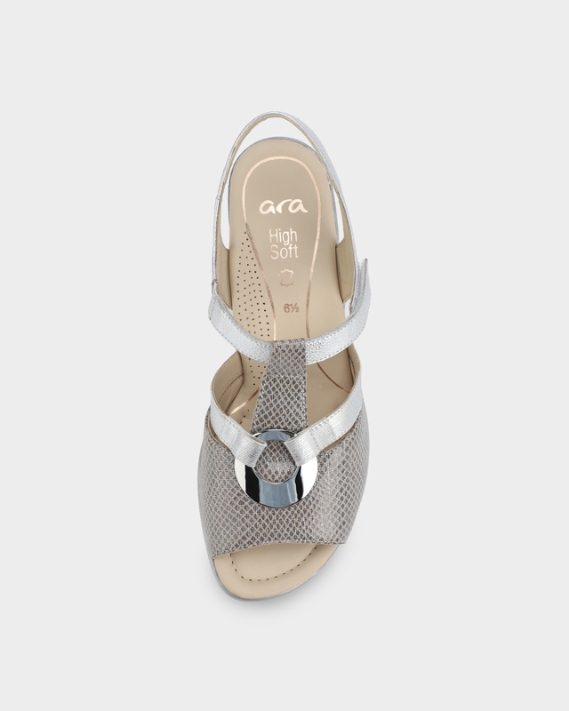 Босоножки увеличенной полноты со стелькой и подошвой High Soft Ara ...