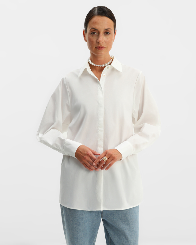 Приталенная рубашка с резинкой на спинке Nominee 183997 купить за 3990. ...