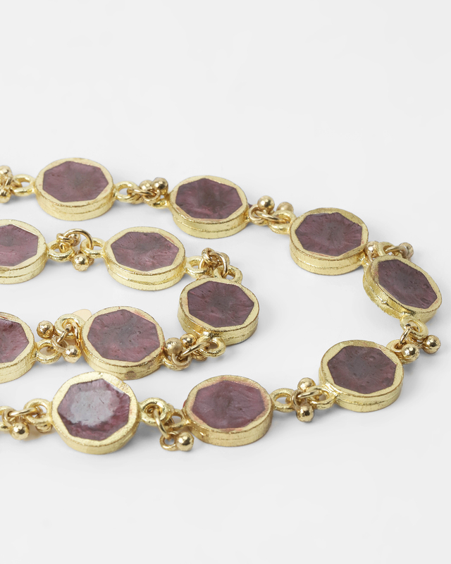 Длинное ожерелье со вставками из эмали Niiki Paris 181418 купить за ...