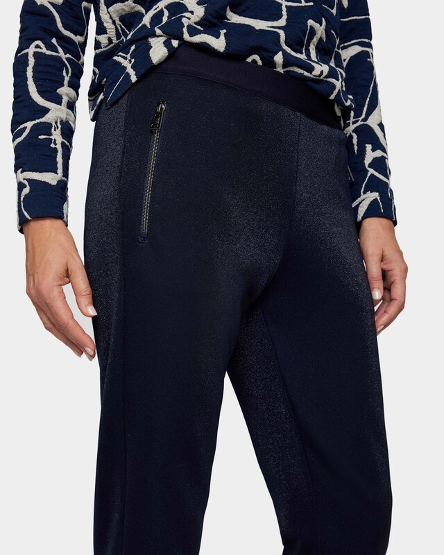 Элегантные зауженные брюки с боковыми карманами на молниях Rabe 189354 ...