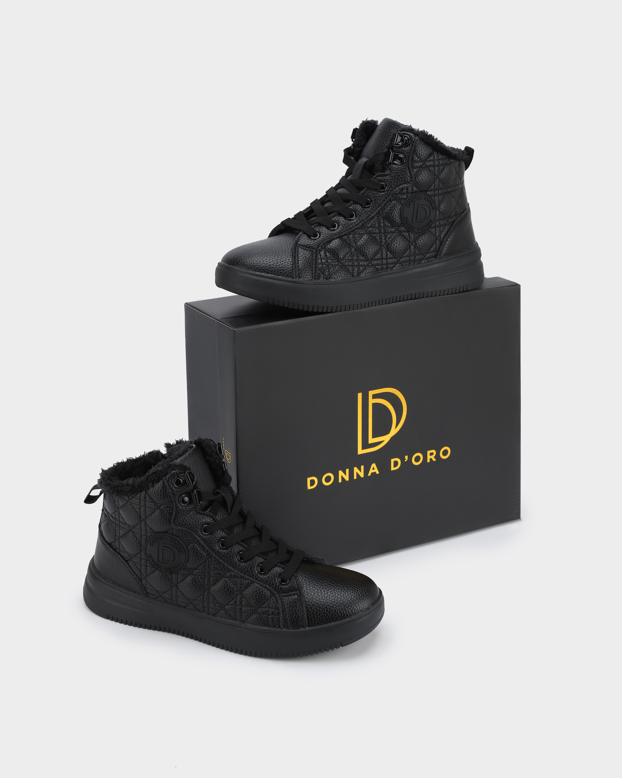 Кеды с ромбовидной стежкой Donna D'Oro 194953 купить за 2090.0 рублей в ...