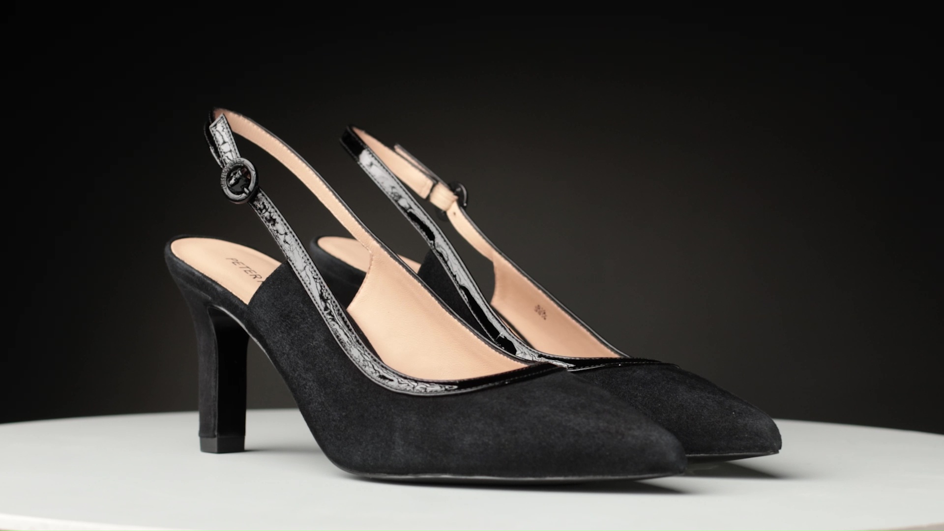 Туфли-слингбэки на шпильке и с удобной застежкой с эластичной вставкой ...