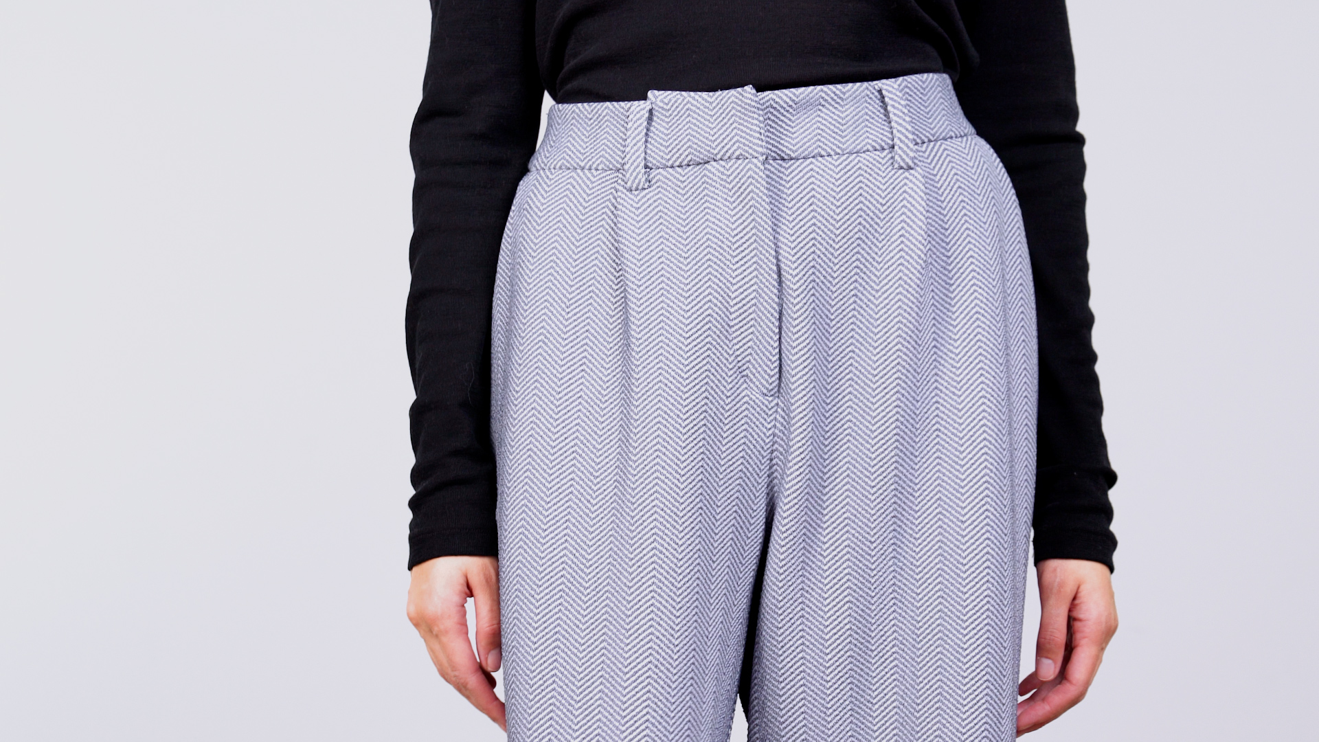 Широкие брюки из фактурной трикотажной ткани Mitica Luna 182588 купить ...